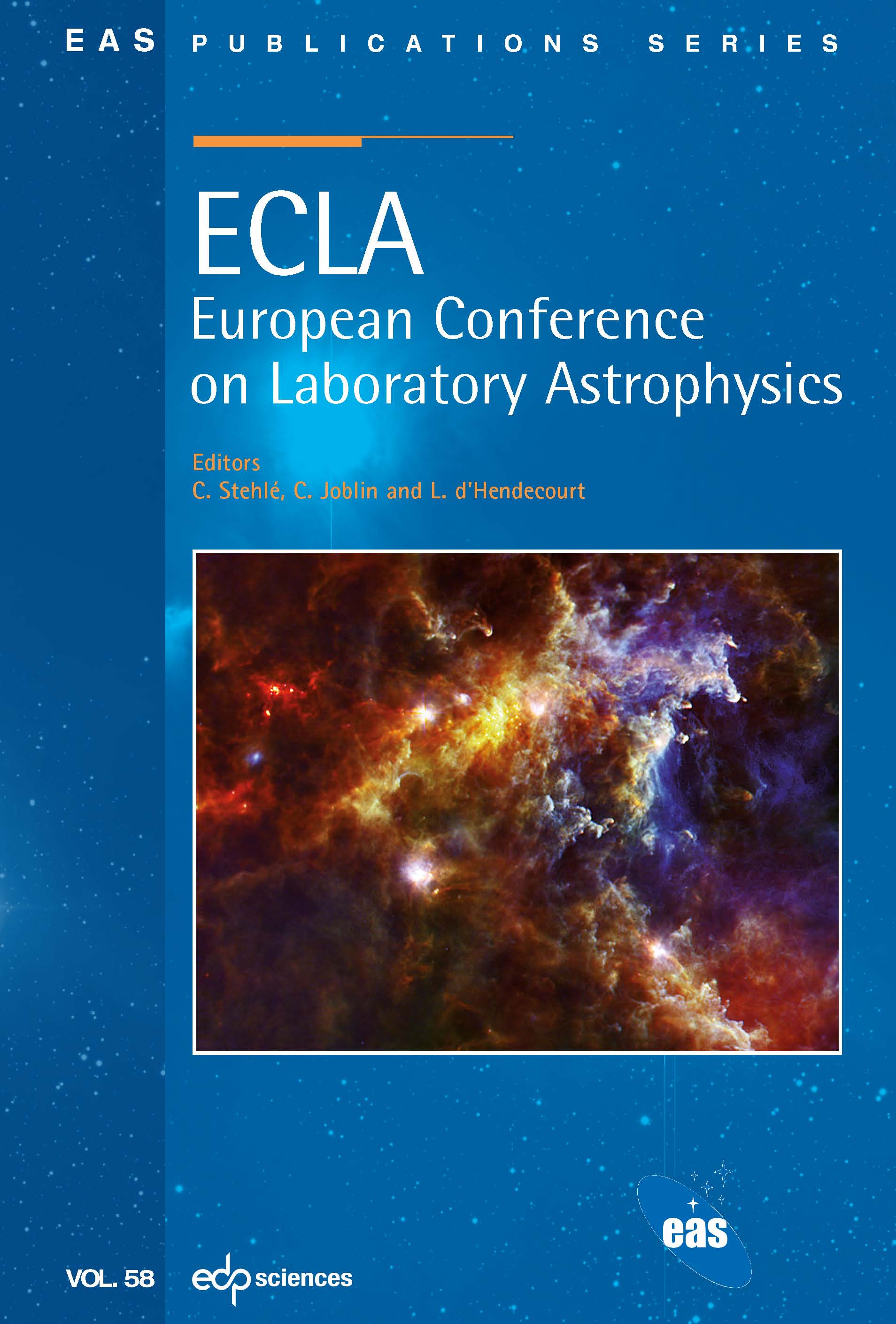 ECLA: European Conference on Laboratory Astrophysics - - (EAN13 ...